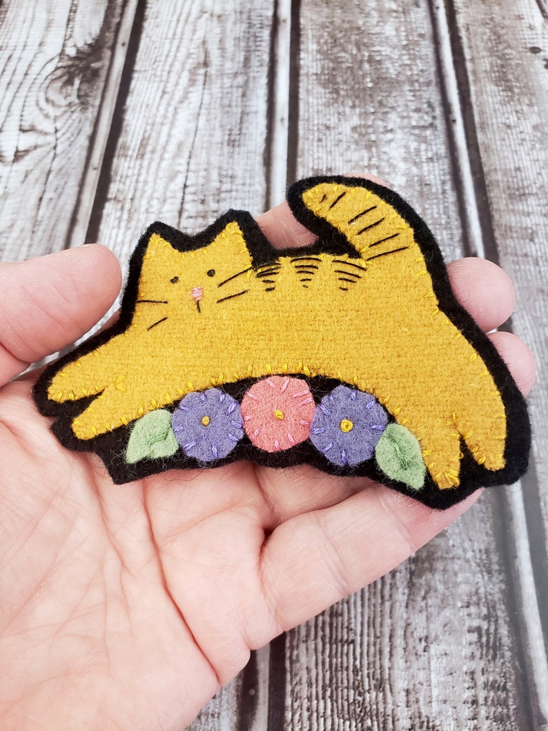 Spring Summer Cat Wool Pins Pattern PDF - Etsy