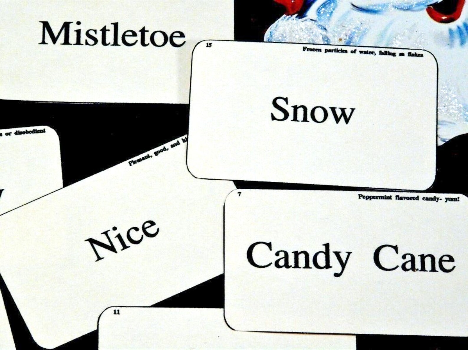 Christmas Flash Cards PDF - Vintage Like 16 Altered Scrapbooking ...