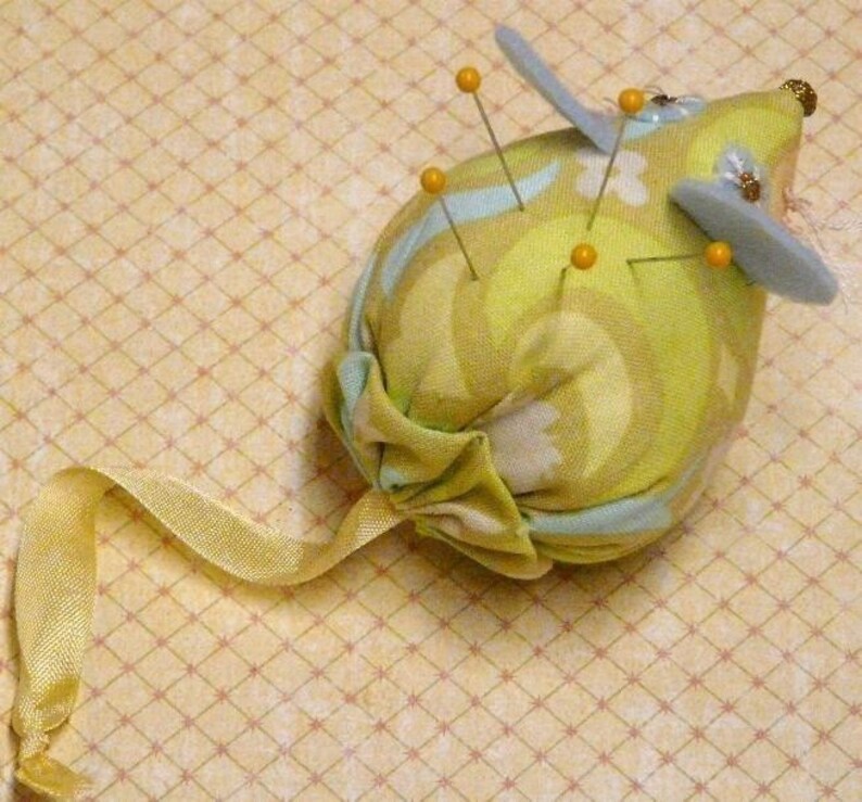 Mice Pincushion PDF Pattern mouse seam binding ribbon retro - Etsy España