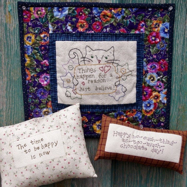 Kitty Hand Embroidery - Etsy