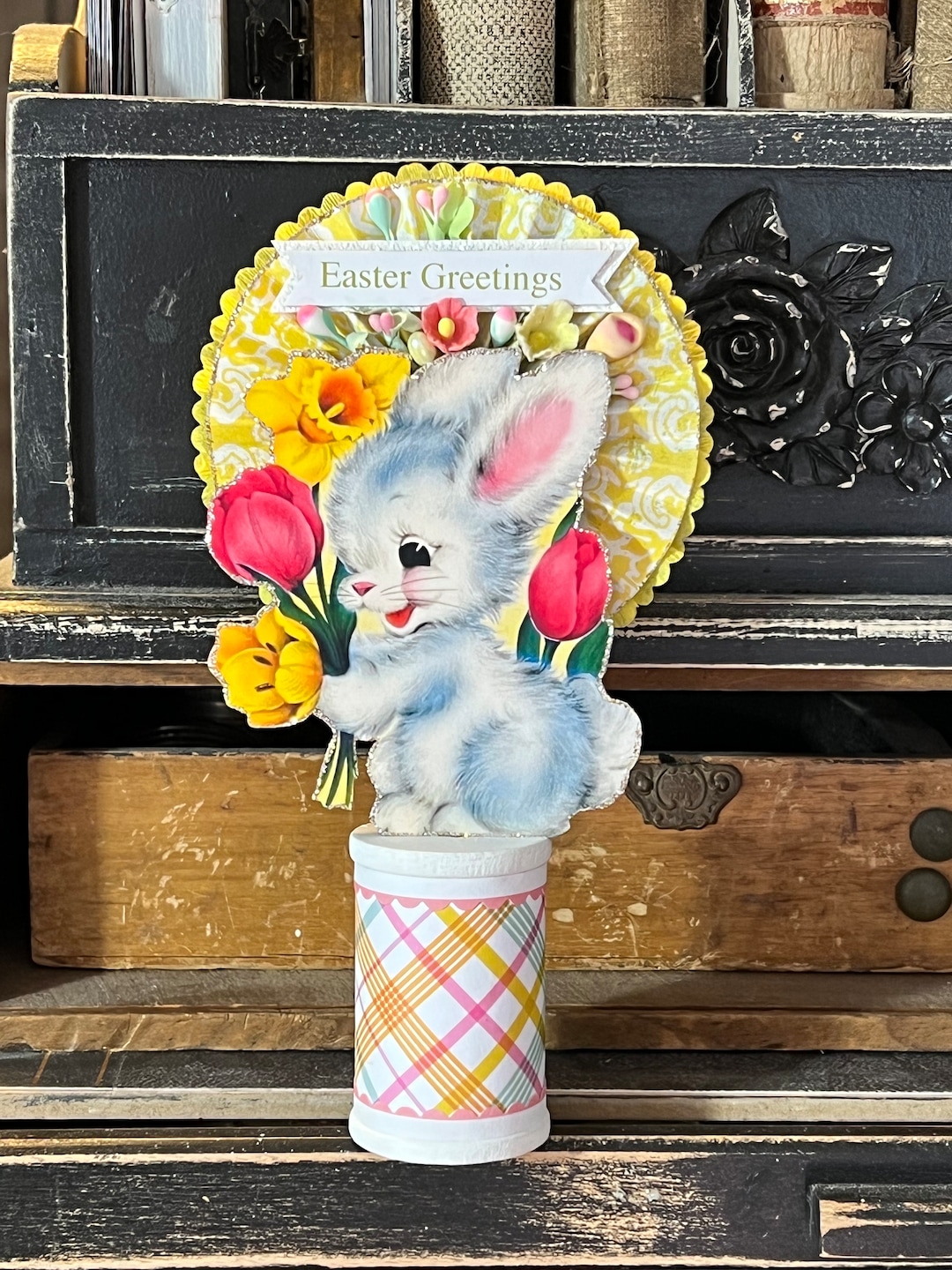 Vintage EASTER, RETRO Easter, Kitsch, Vintage Easter Decorations, Retro ...