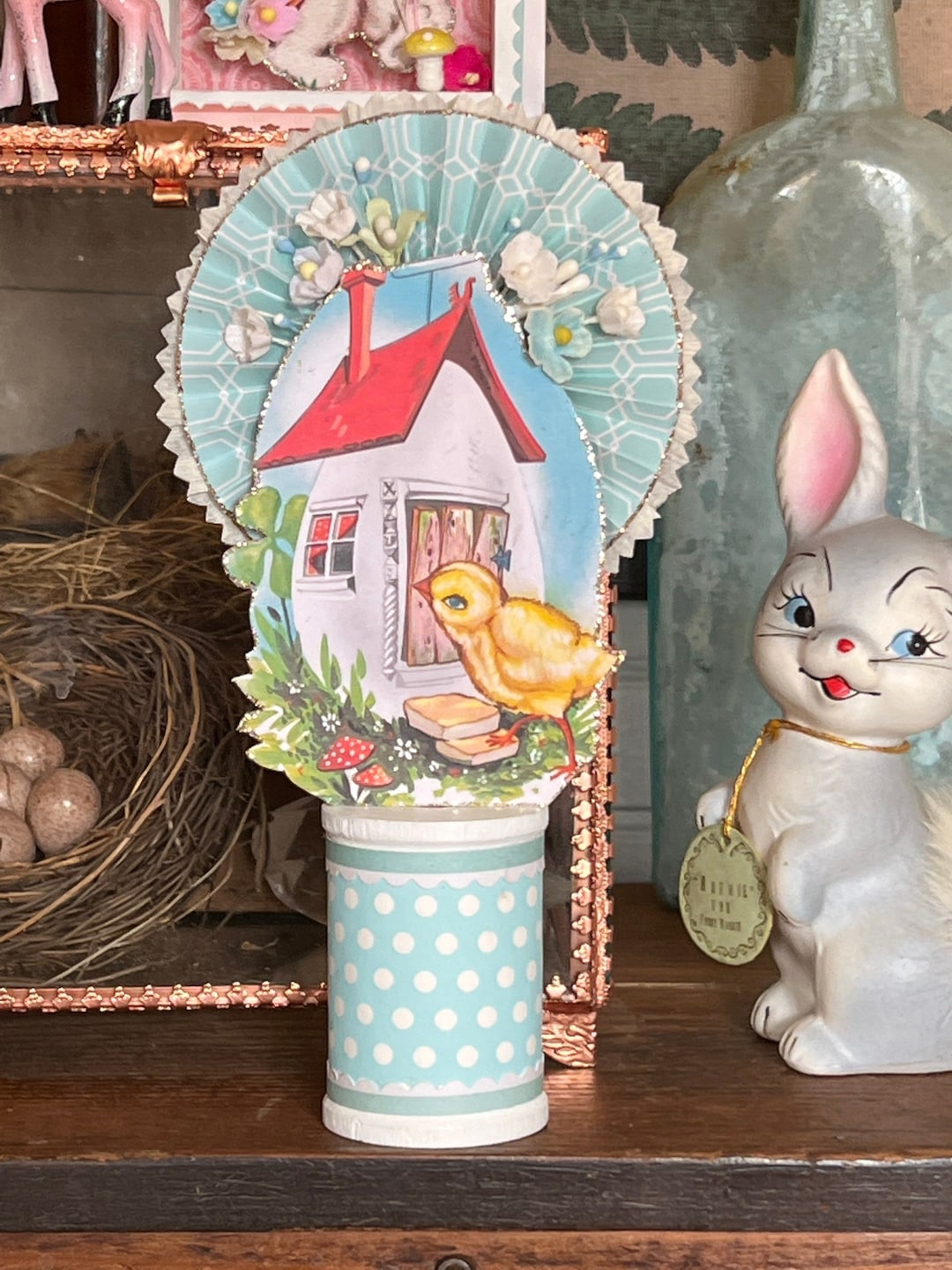Vintage EASTER, RETRO Easter, Kitsch, Vintage Easter Decorations, Retro ...