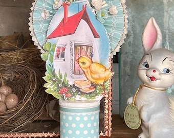 Vintage EASTER, RETRO Easter, Kitsch, Vintage Easter Decorations, Retro ...