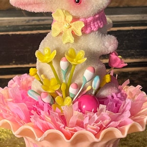 Vintage EASTER Anthropomorphic RETRO Easter Kitsch Pink - Etsy