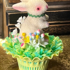 Vintage EASTER Anthropomorphic RETRO Easter Kitsch Green - Etsy