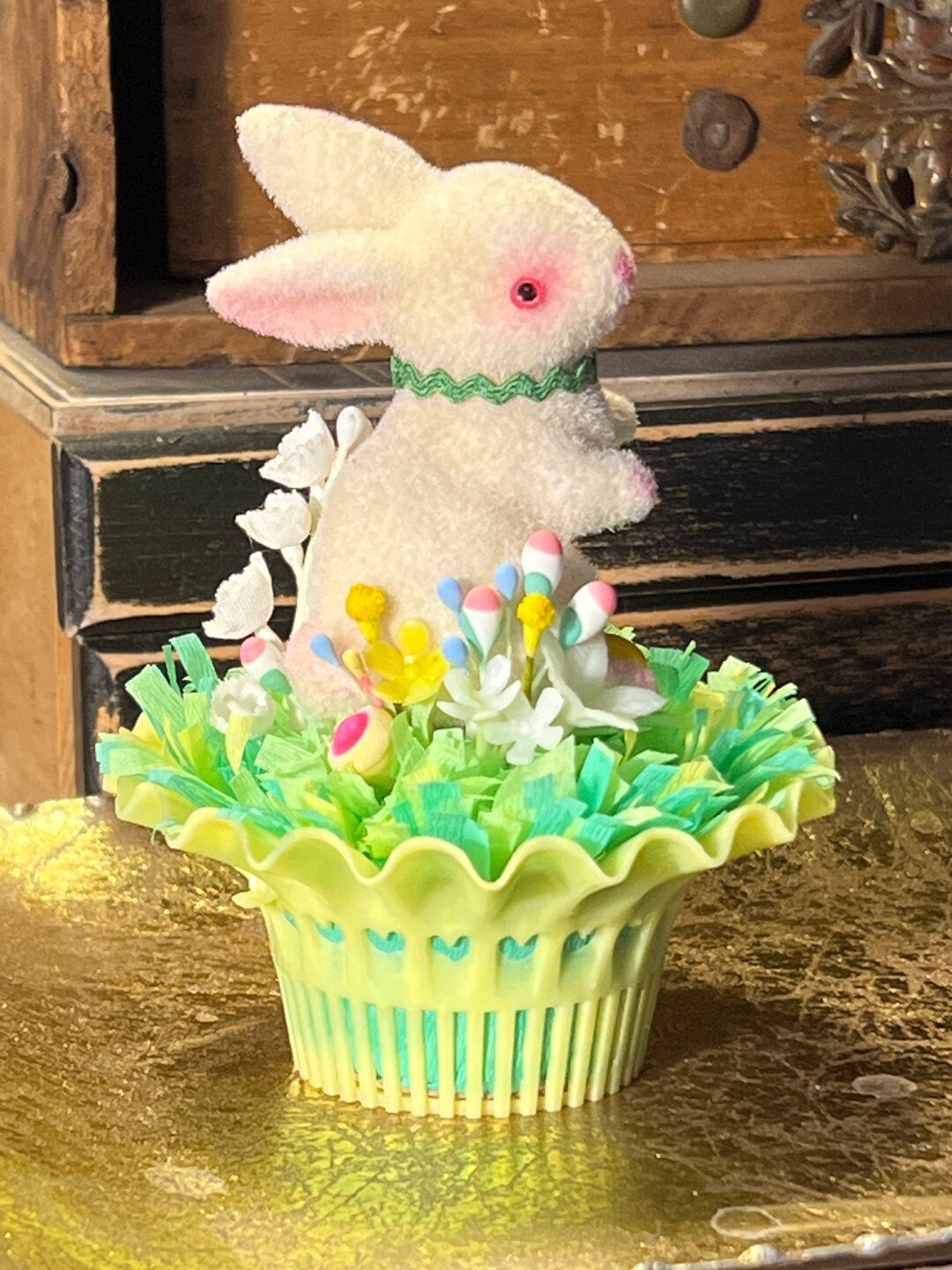 Vintage EASTER Anthropomorphic RETRO Easter Kitsch Green - Etsy