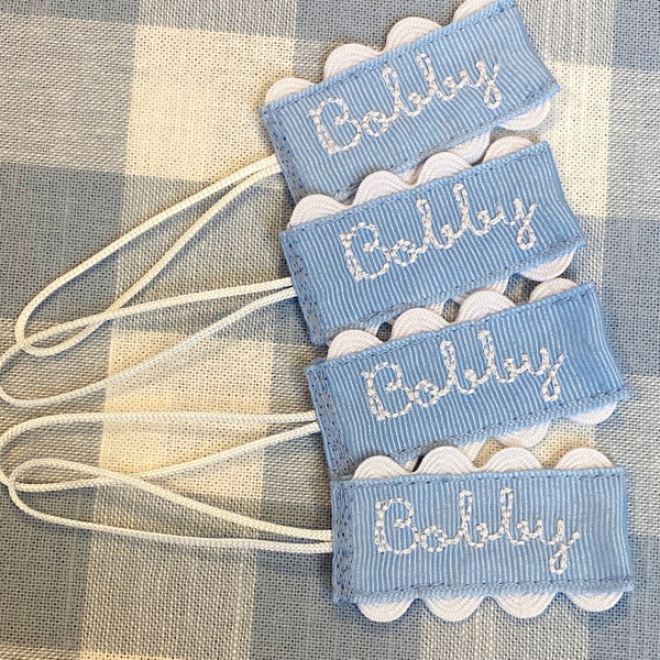 Pacifier Clip Name - Etsy