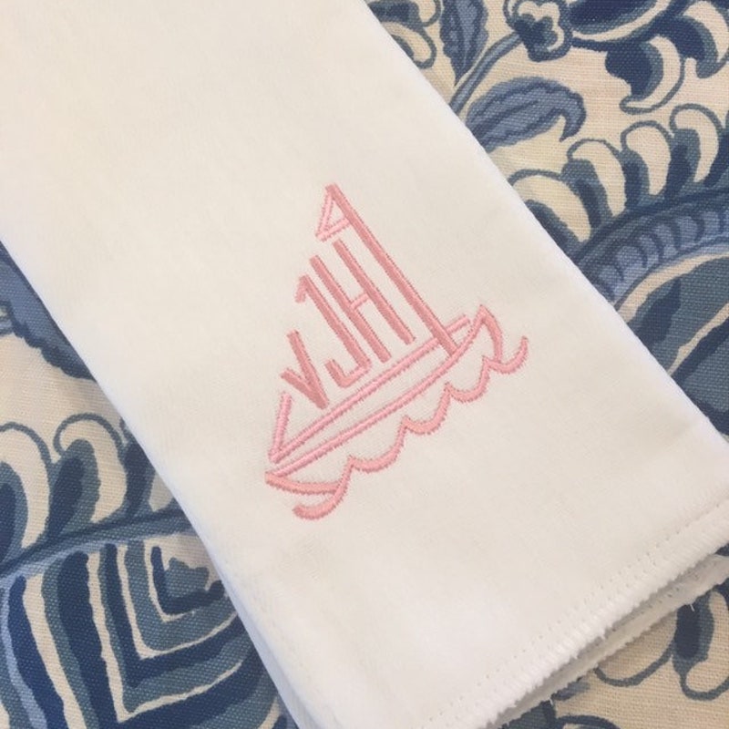 Sailboat Monogram - Etsy