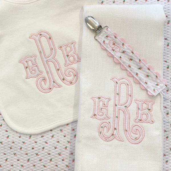 Monogram Pacifier - Etsy