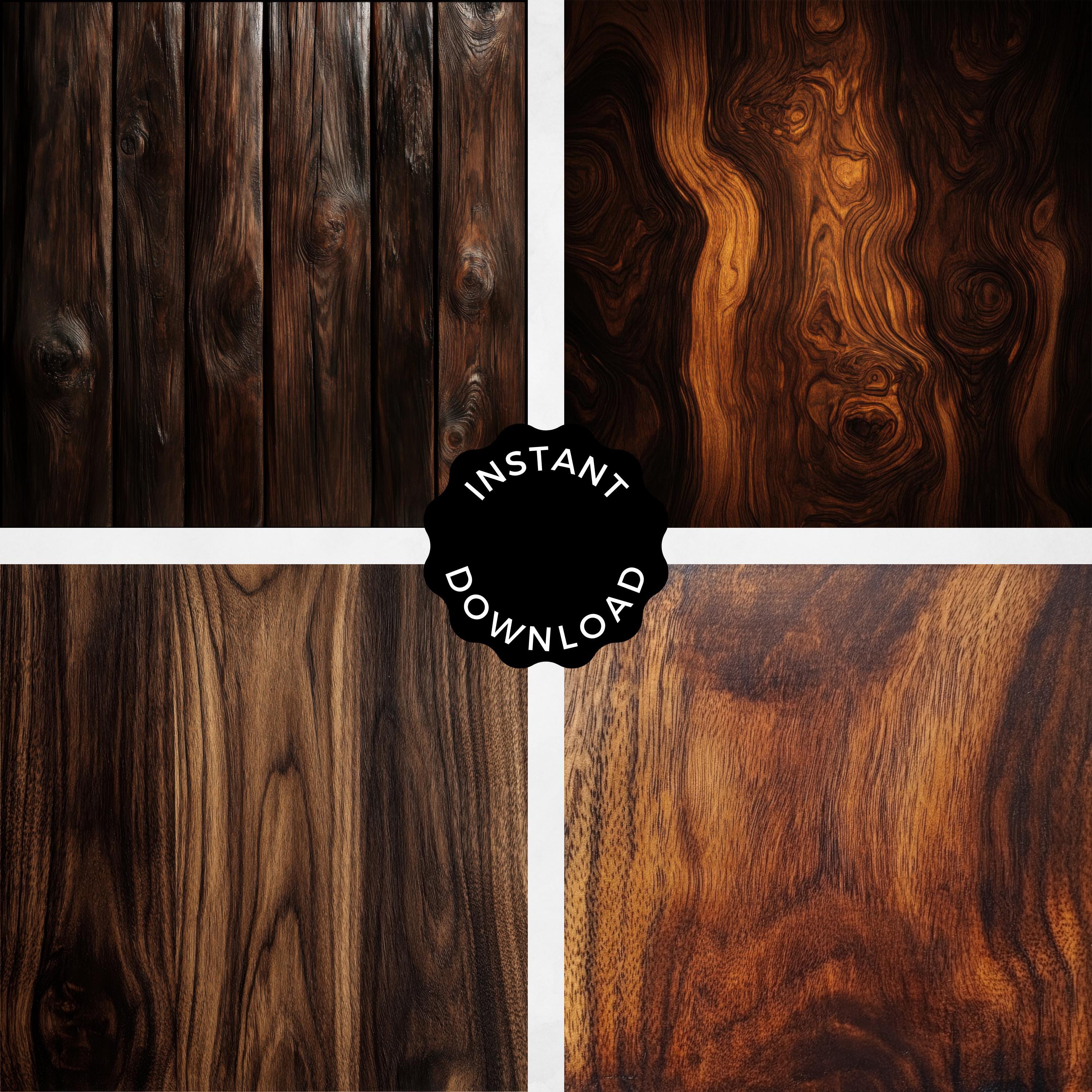 Digital Paper Wood Grain, Texture Backgrounds, Digital Paper Pack ...