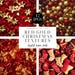 Red Gold Christmas Texture Backgrounds, Digital Paper Pack ...