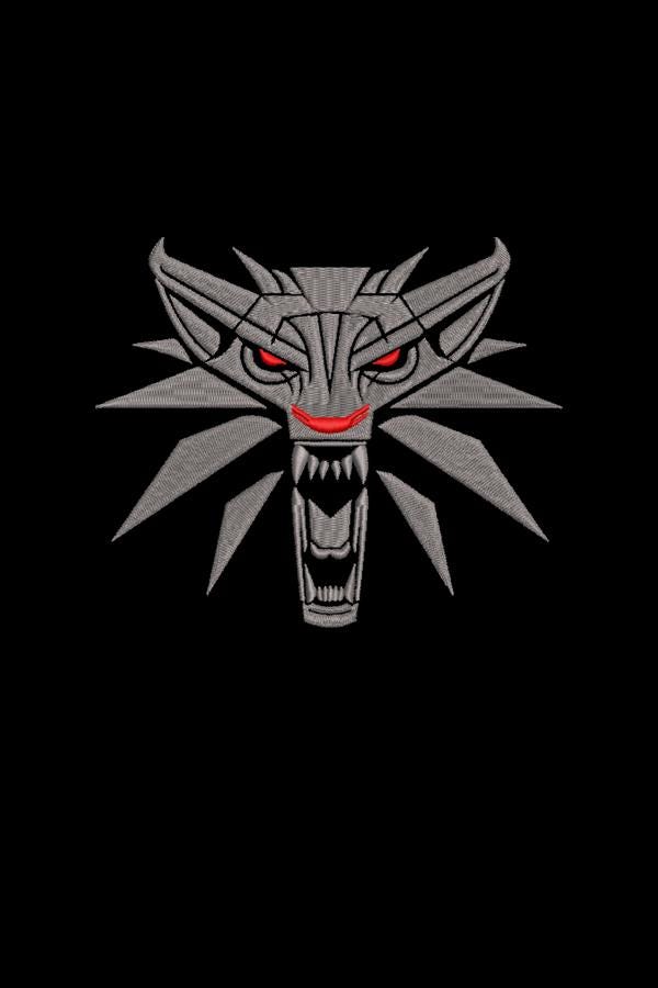 Machine Embroidery Design: Witcher | White Wolf - Etsy