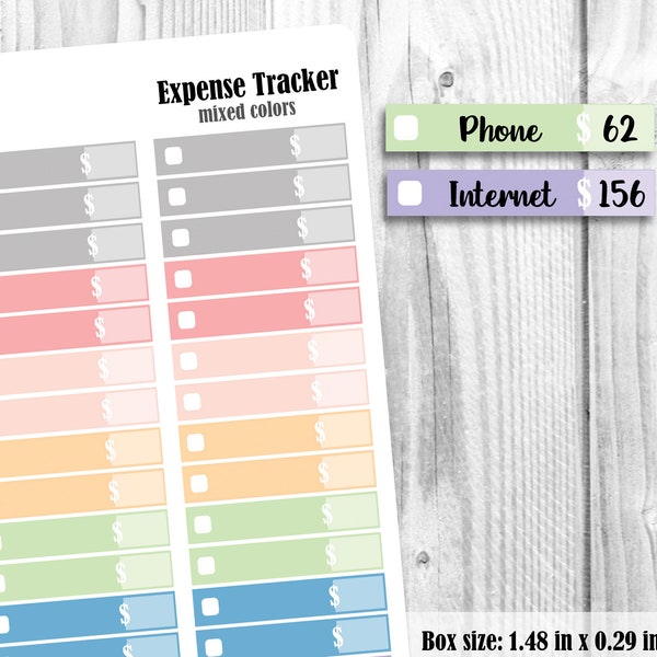 Expense Tracker - Etsy