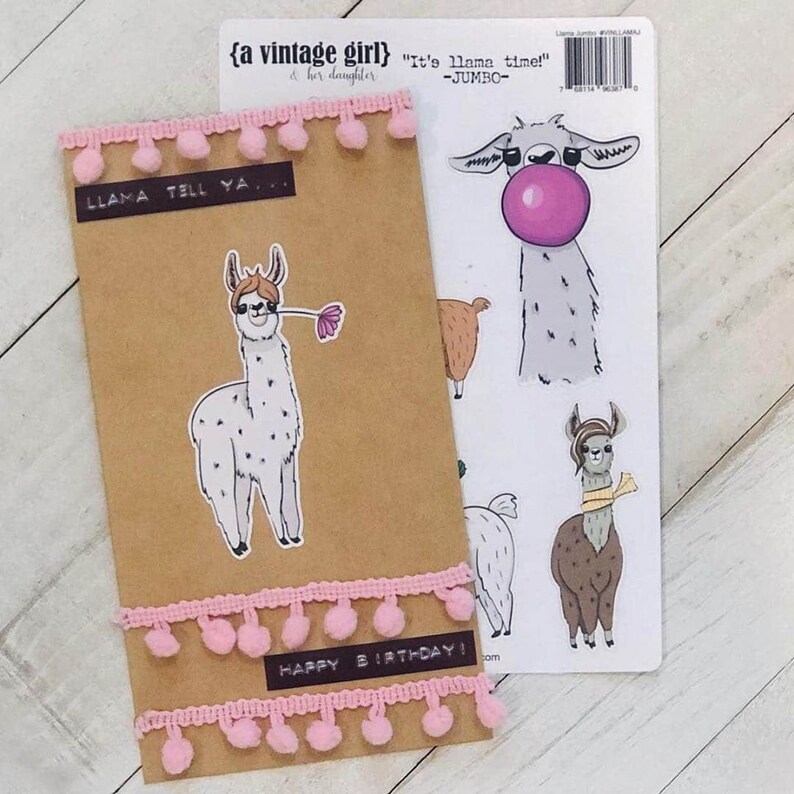 Llama Drama Jumbo // | Etsy