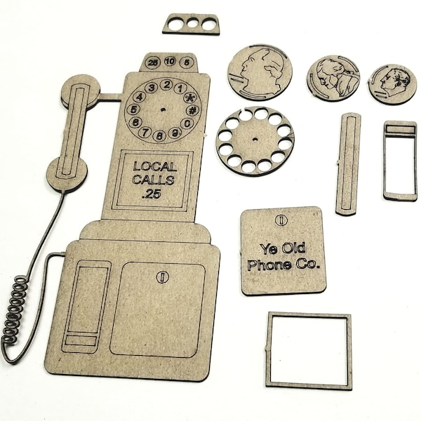 Laser Cut Chipboard - Etsy