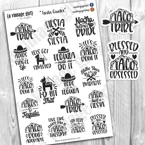 Fiesta Quotes - Etsy