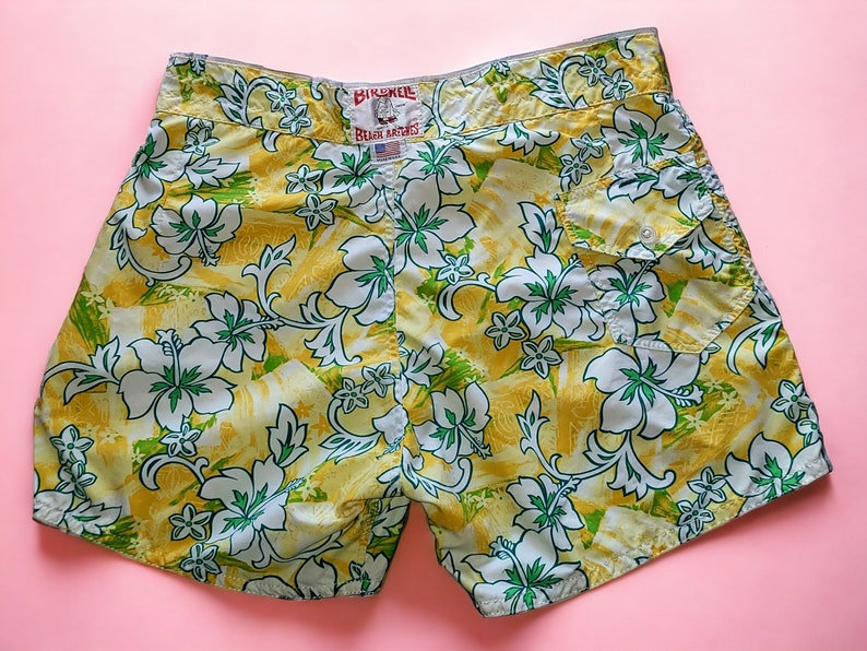 Vintage Yellow Floral Birdwell Beach Britches - Etsy