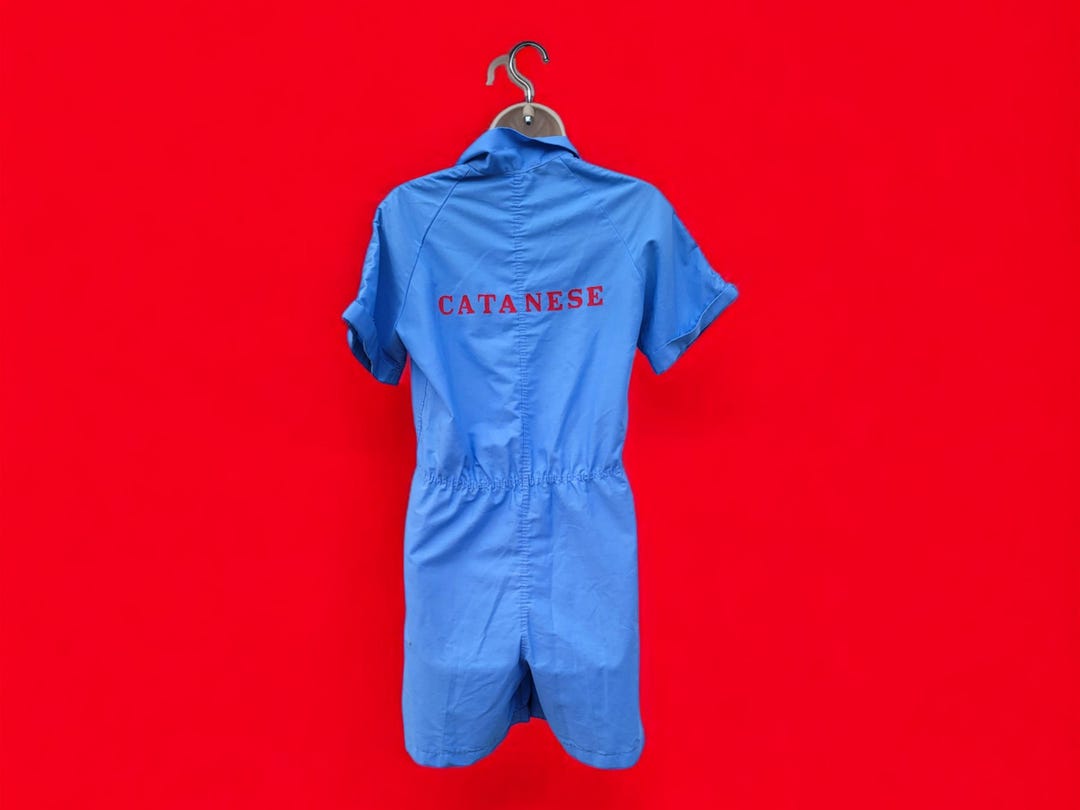 Vintage Blue 1950s Gym Romper/playsuit - Etsy