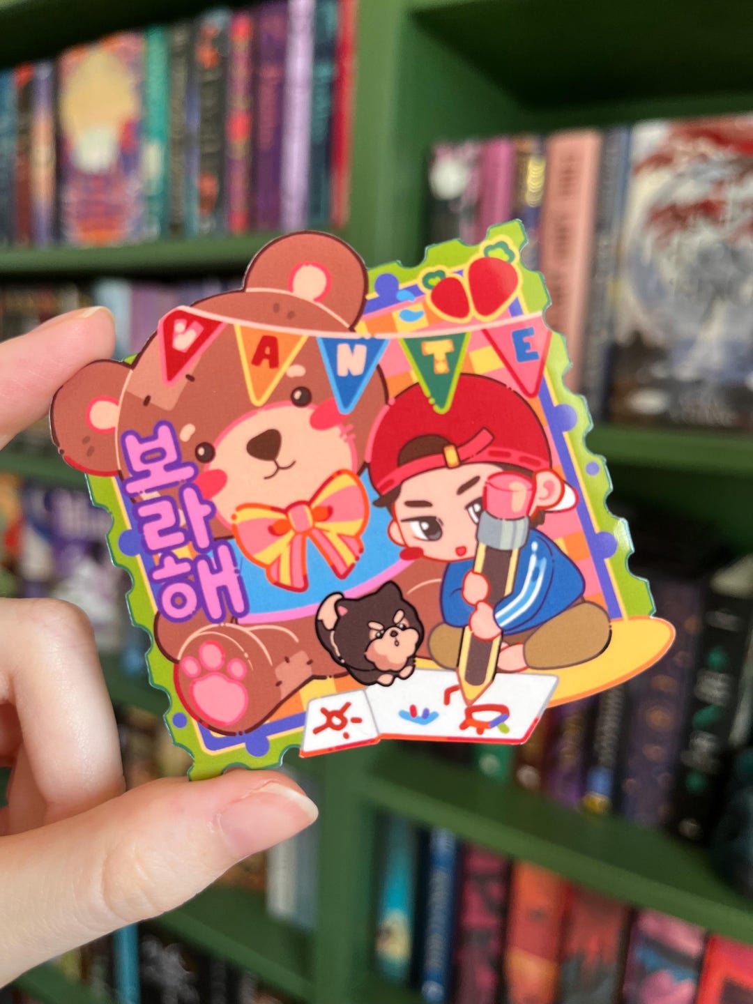 BTS Taehyung Vinyl Sticker | BTS Kim Taehyung | Kpop Idol Sticker ...