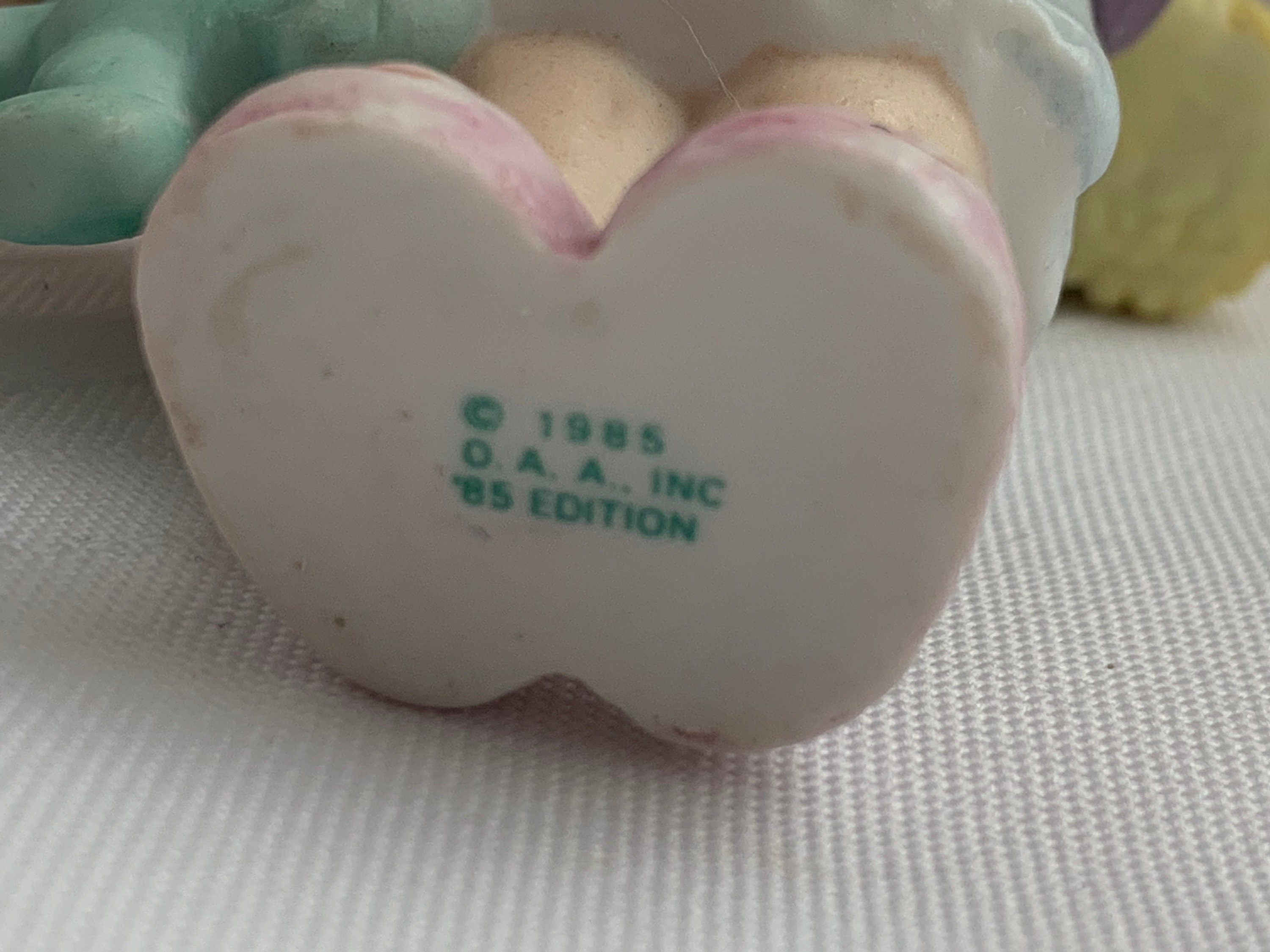 Vintage Cabbage Patch Kids Ceramic Figure CPK Blond Girl With - Etsy