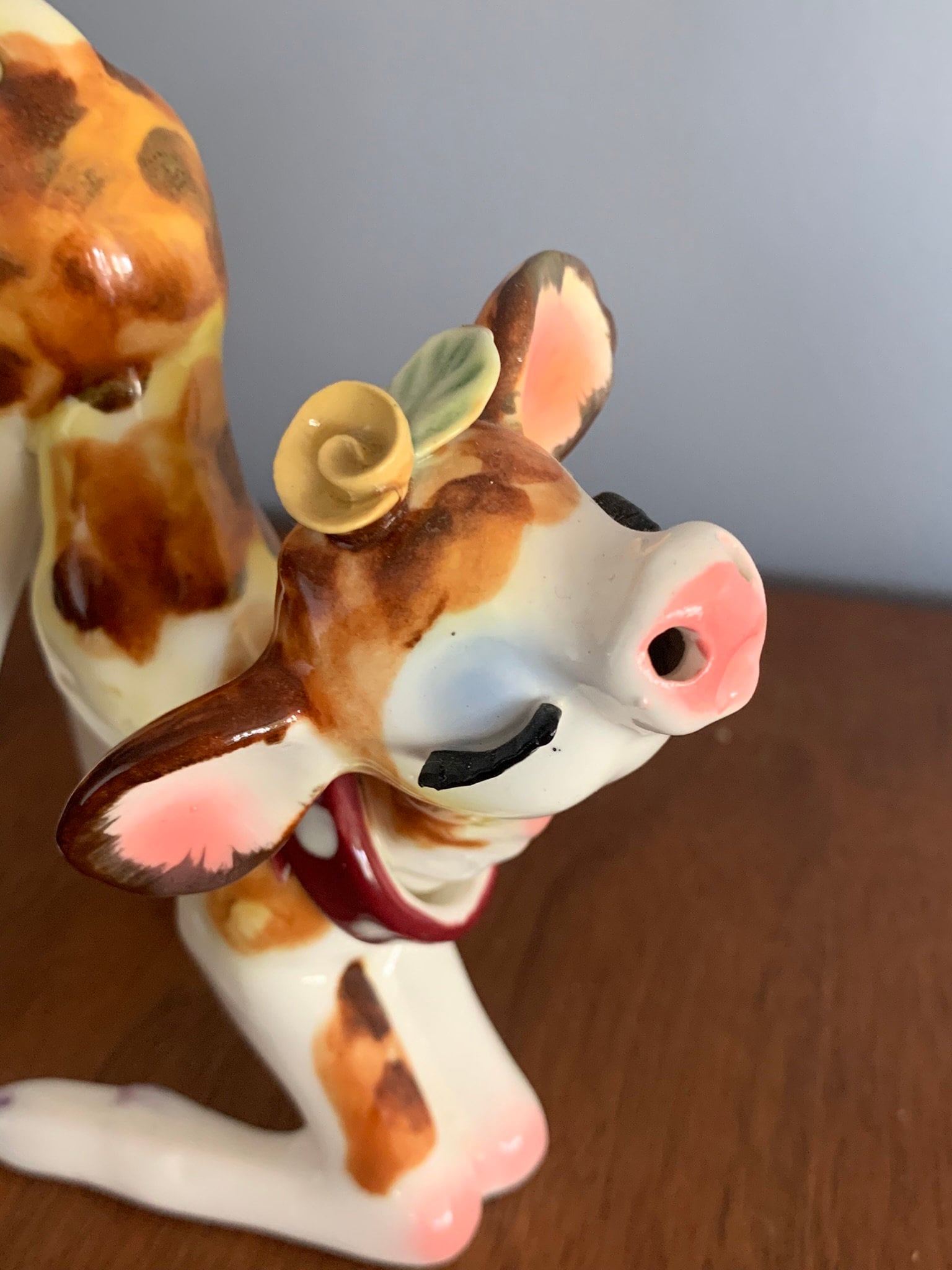 Vintage Rare Napco Capering Calf, Perfect Condition, Like New, Cow With ...