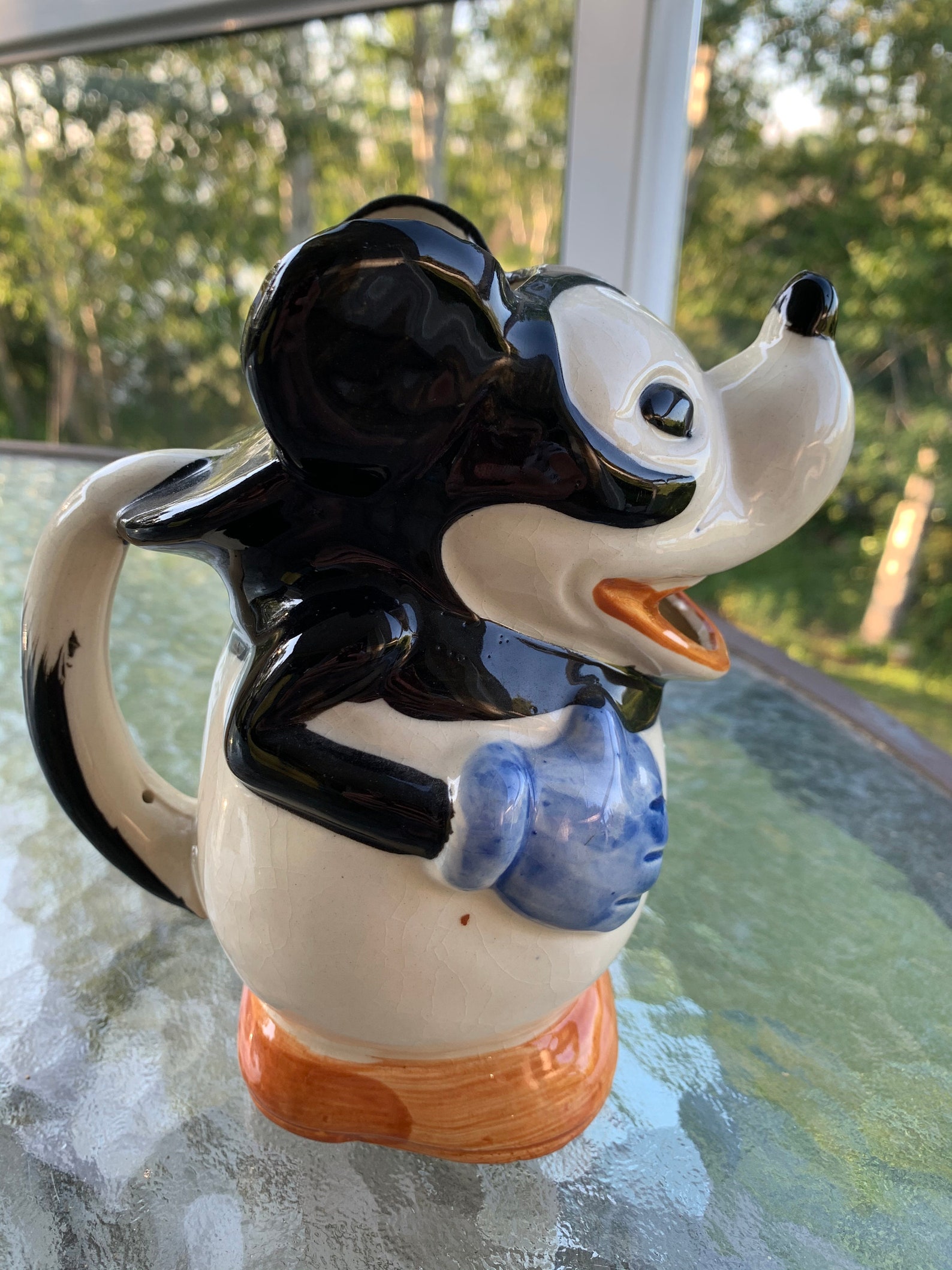 Large Rare Antique Mickey Mouse Jug Creamer Pitcher Japan 1940/50 - Etsy