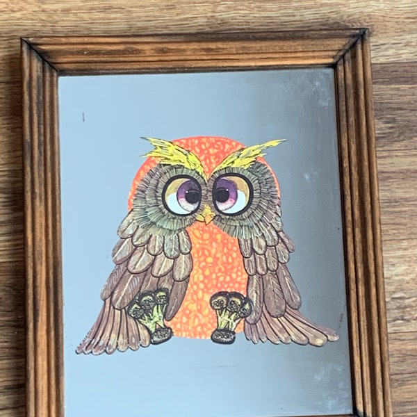 Owl Mirror - Etsy