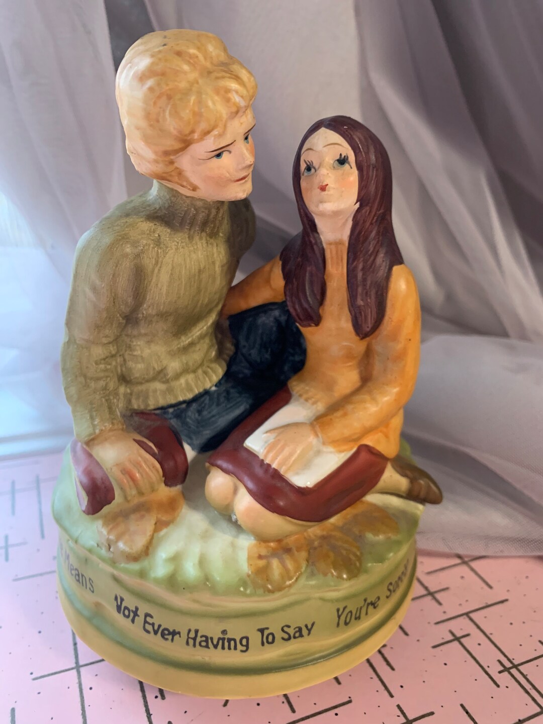Vintage Kitsch Love Story Chadwick Miller Music Box Made in Japan ...
