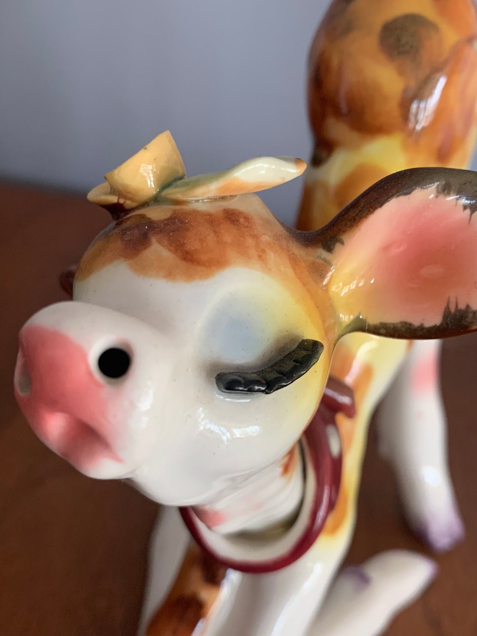 Vintage Rare Napco Capering Calf, Perfect Condition, Like New, Cow With ...