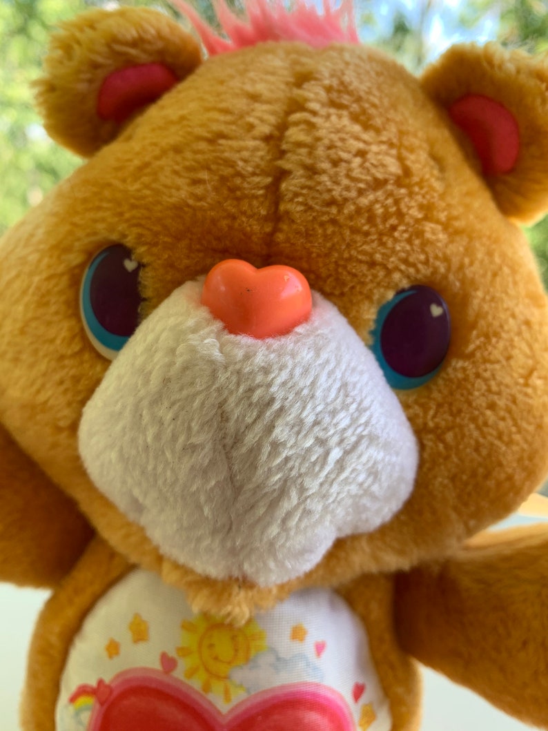 Vintage Care Bear Tenderheart Bear Plush Stuffy Doll - Etsy
