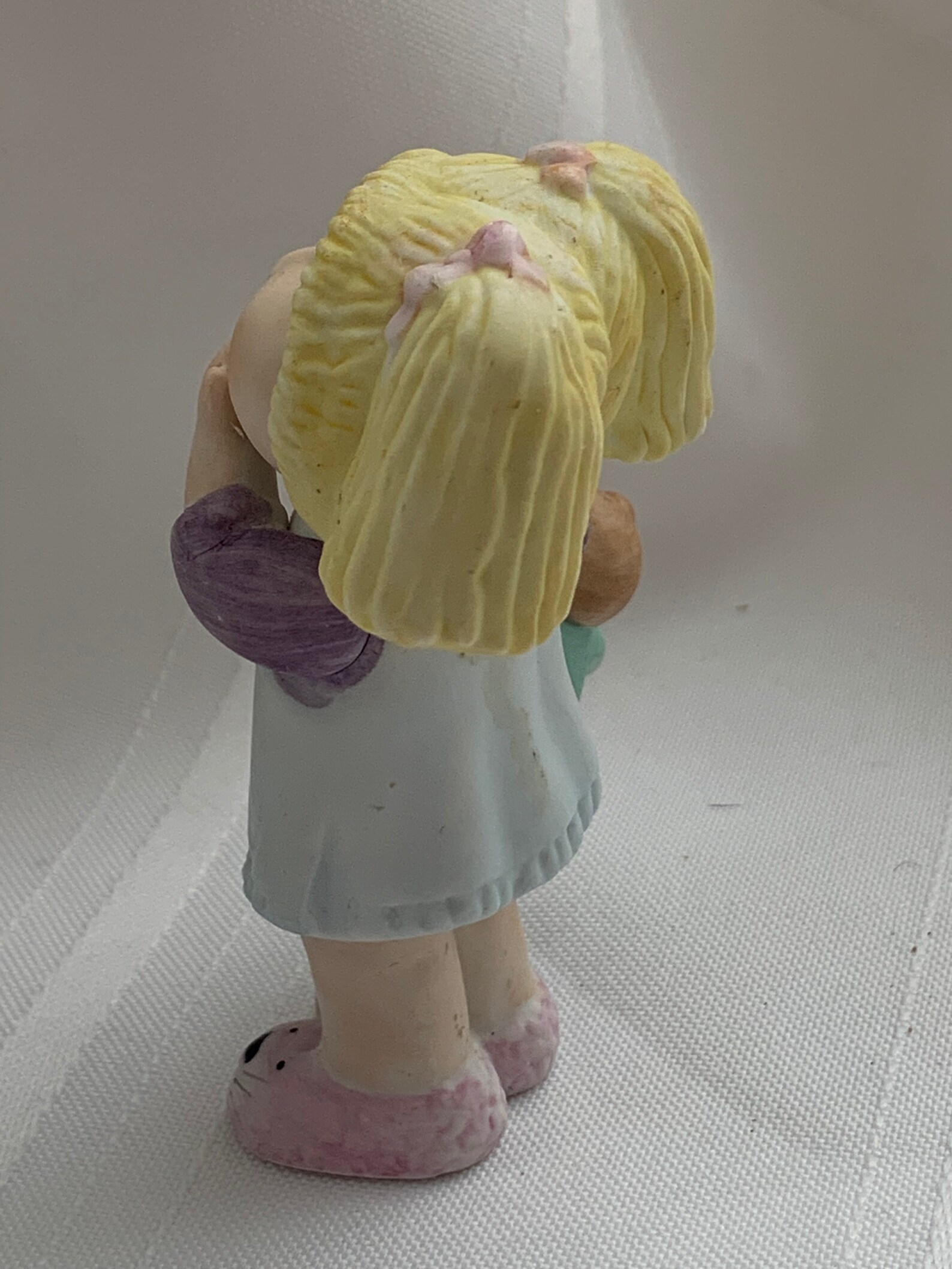 Vintage Cabbage Patch Kids Ceramic Figure CPK Blond Girl With - Etsy