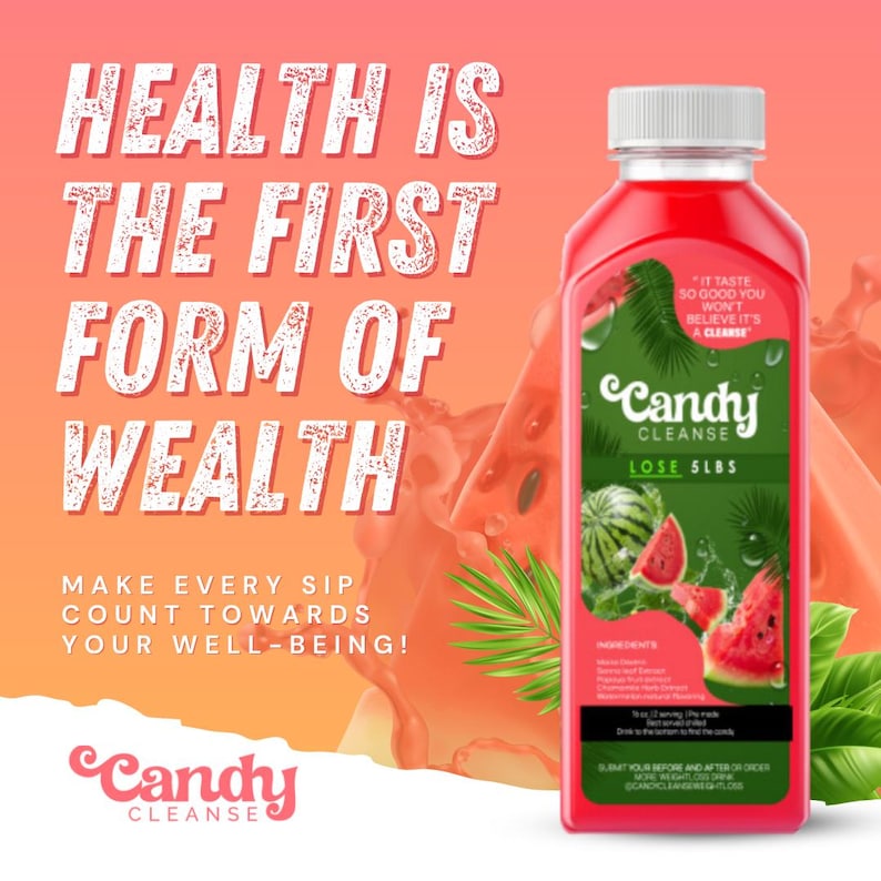 30 Candy Cleanse Editable Social Media Templates: Boost Your Brand With ...