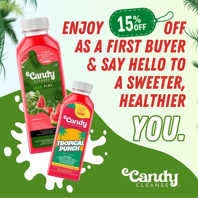 30 Candy Cleanse Editable Social Media Templates: Boost Your Brand With ...