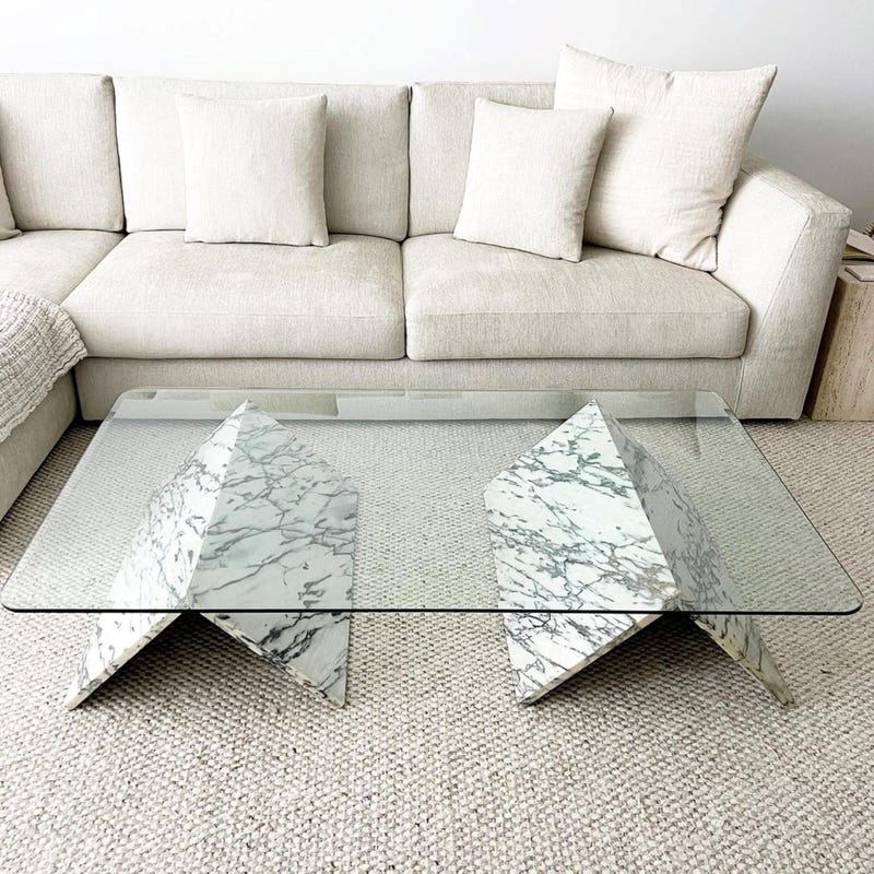 Marble Coffee Table - Etsy