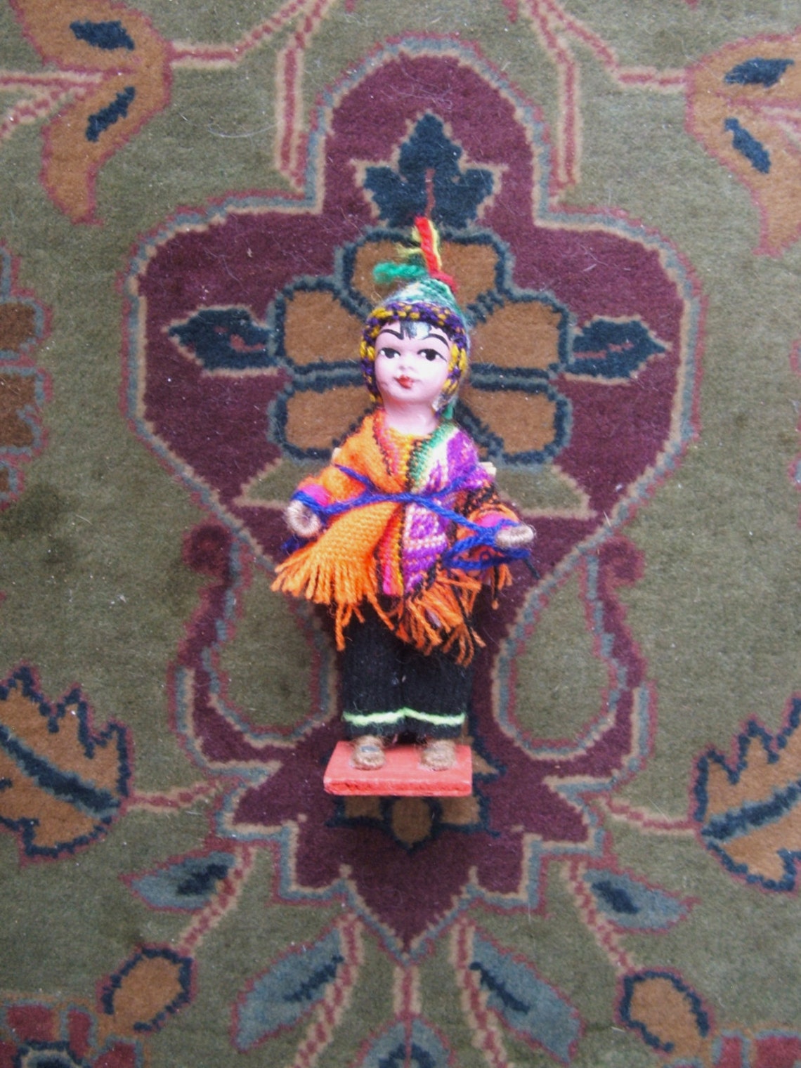 Vintage Peruvian Incan Boy Doll - Etsy