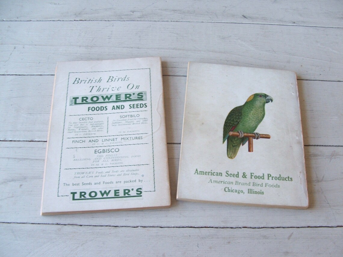 Pair of Antique Books Breeding British Birds Canaries and | Etsy