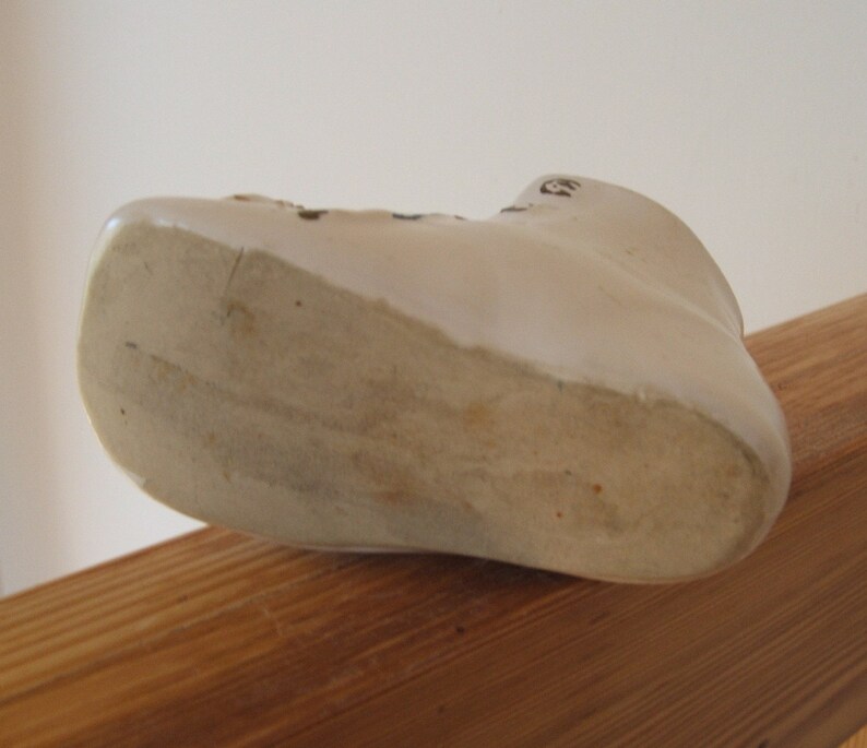 Shabby Ceramic Baby Boot Planter - Etsy