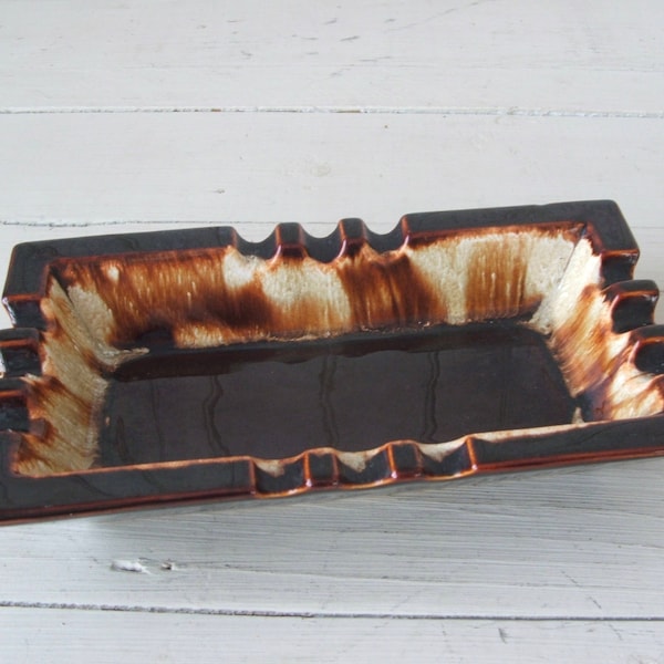 Brown Drip Pottery - Etsy