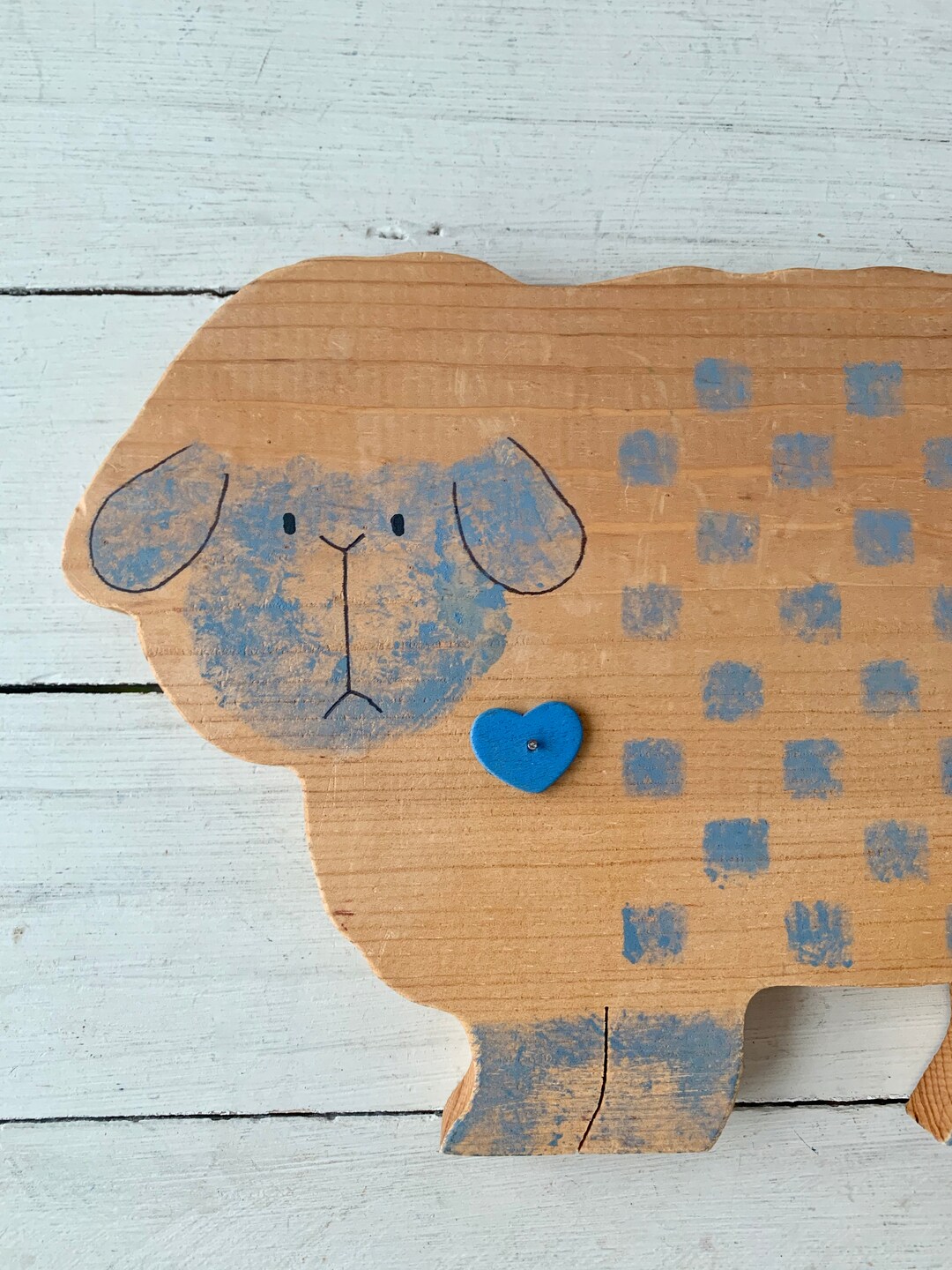 Vintage Sheep Wooden Cutting Board Kitchen Wall Decor - Etsy