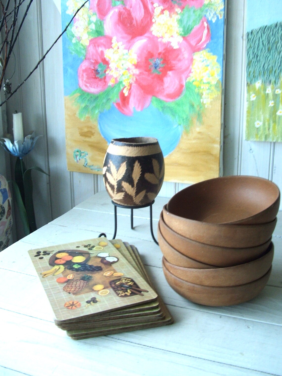 7 Vintage Pressboard Hors D'oeuvre Snack Tray Boards - Etsy
