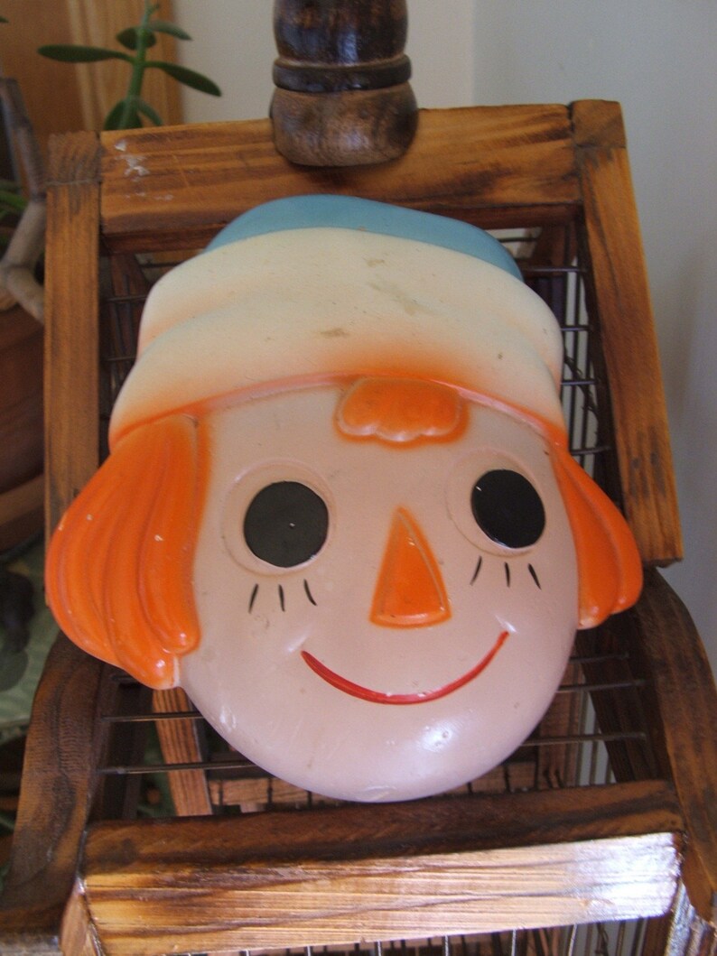 Raggedy Andy Chalk Ware Wall Plaque - Etsy