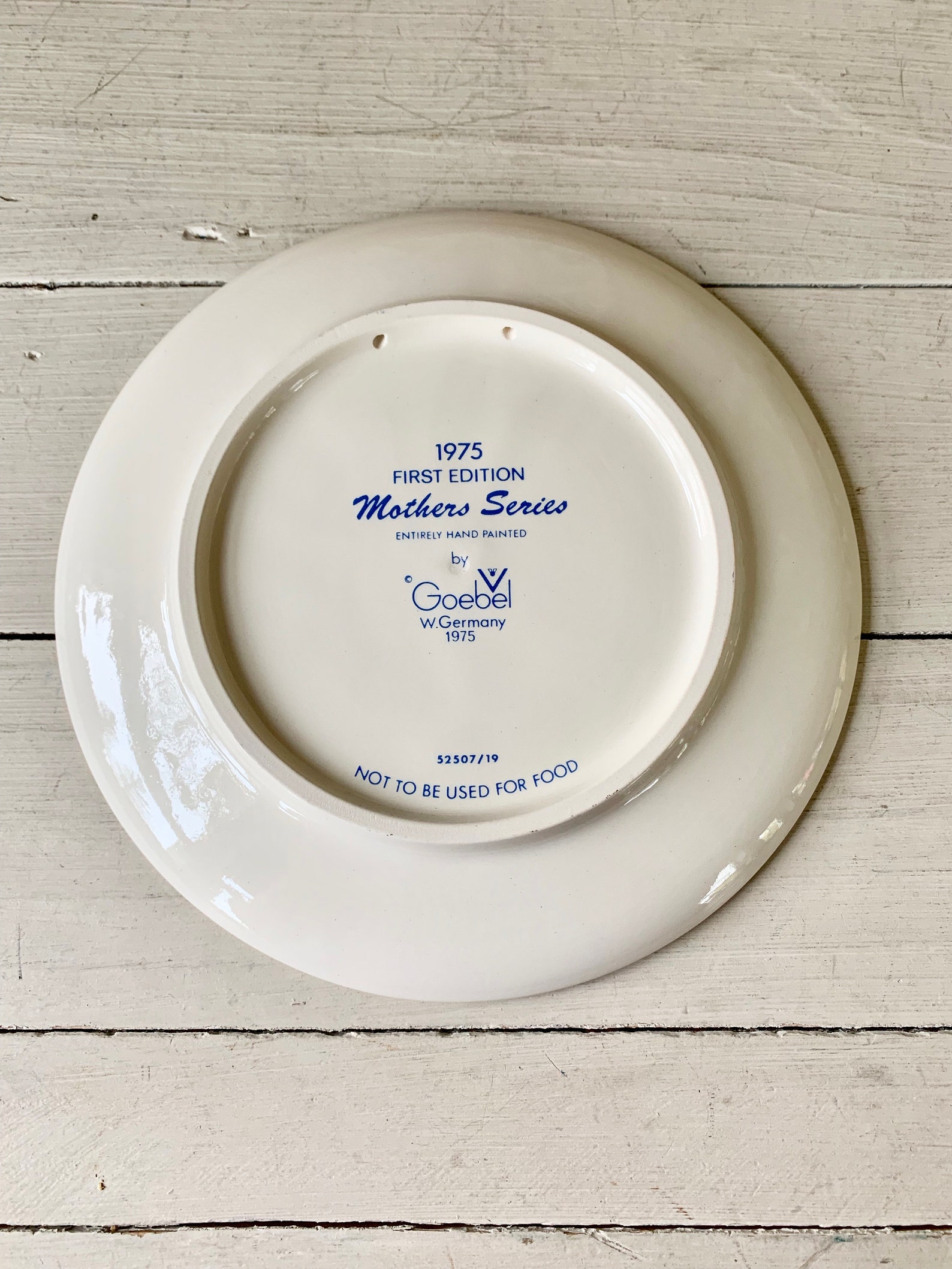 1975 First Edition Goebel Mothers Series Rabbits Collectible Decorative ...