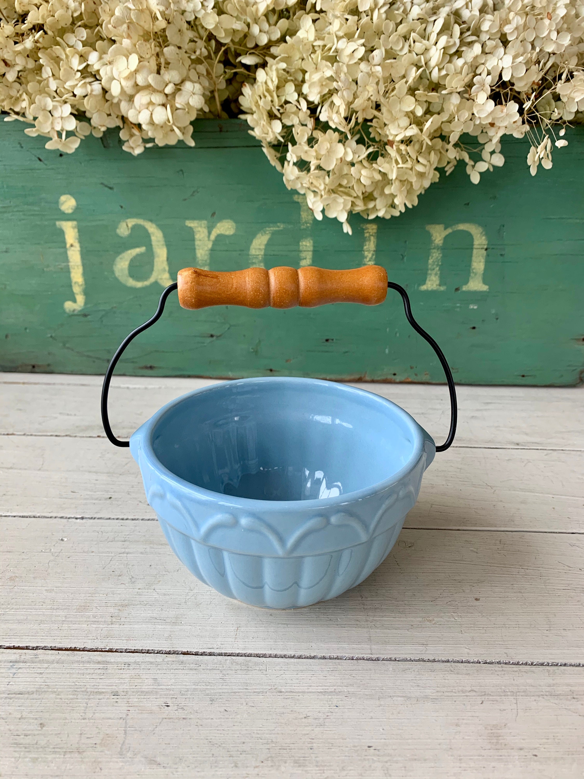 Bowls Home & Living Kitchen & Dining Vintage Pottery Bowl ~ Ruffled Rim ...