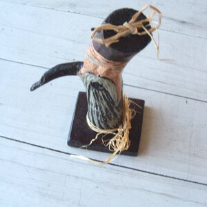 Vintage Hand Carved Wooden Tree Spirit Sculpture Figurine - Etsy