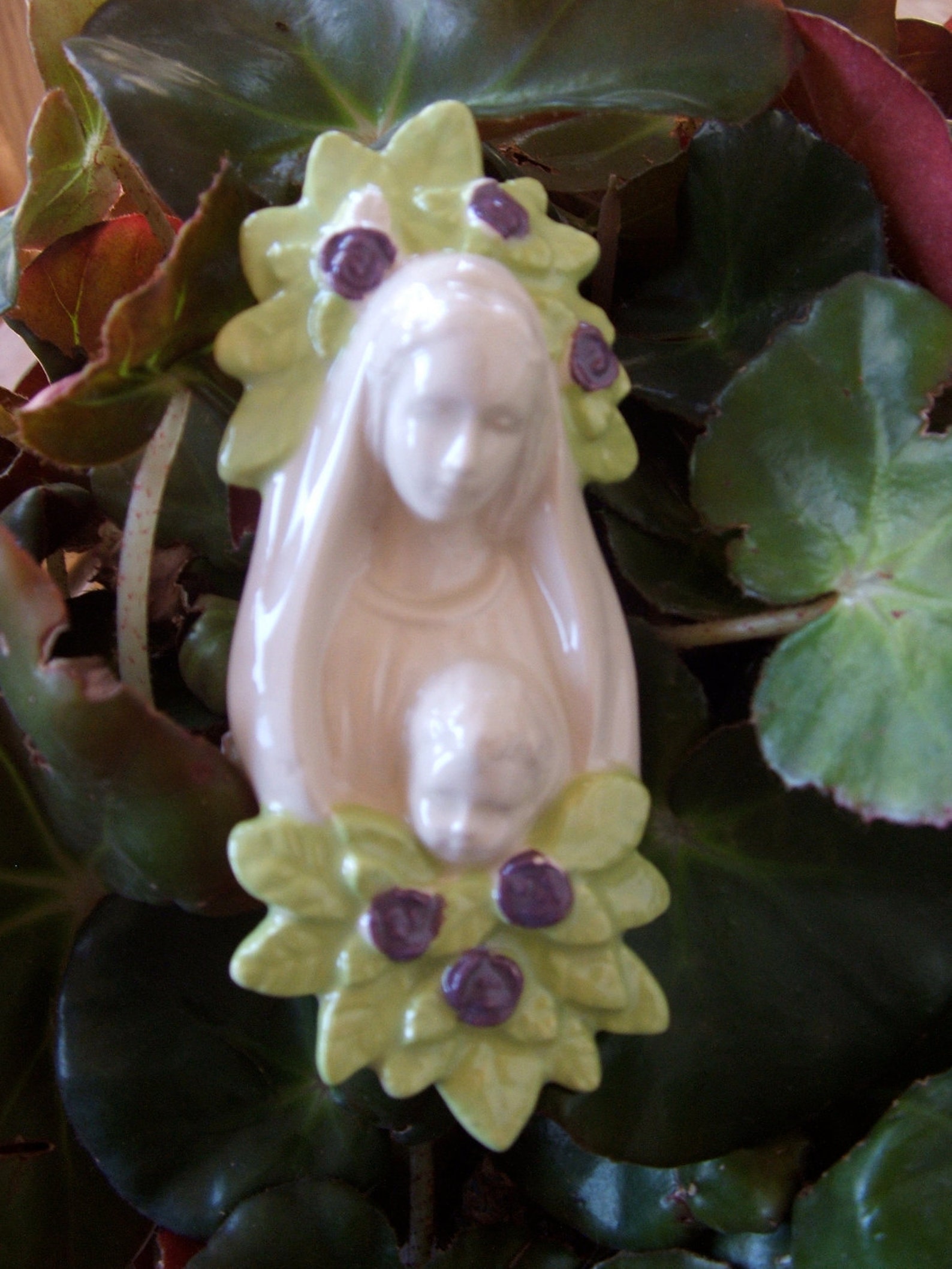 Vintage Ceramic Holy Mother Mary and Child Baby Jesus - Etsy