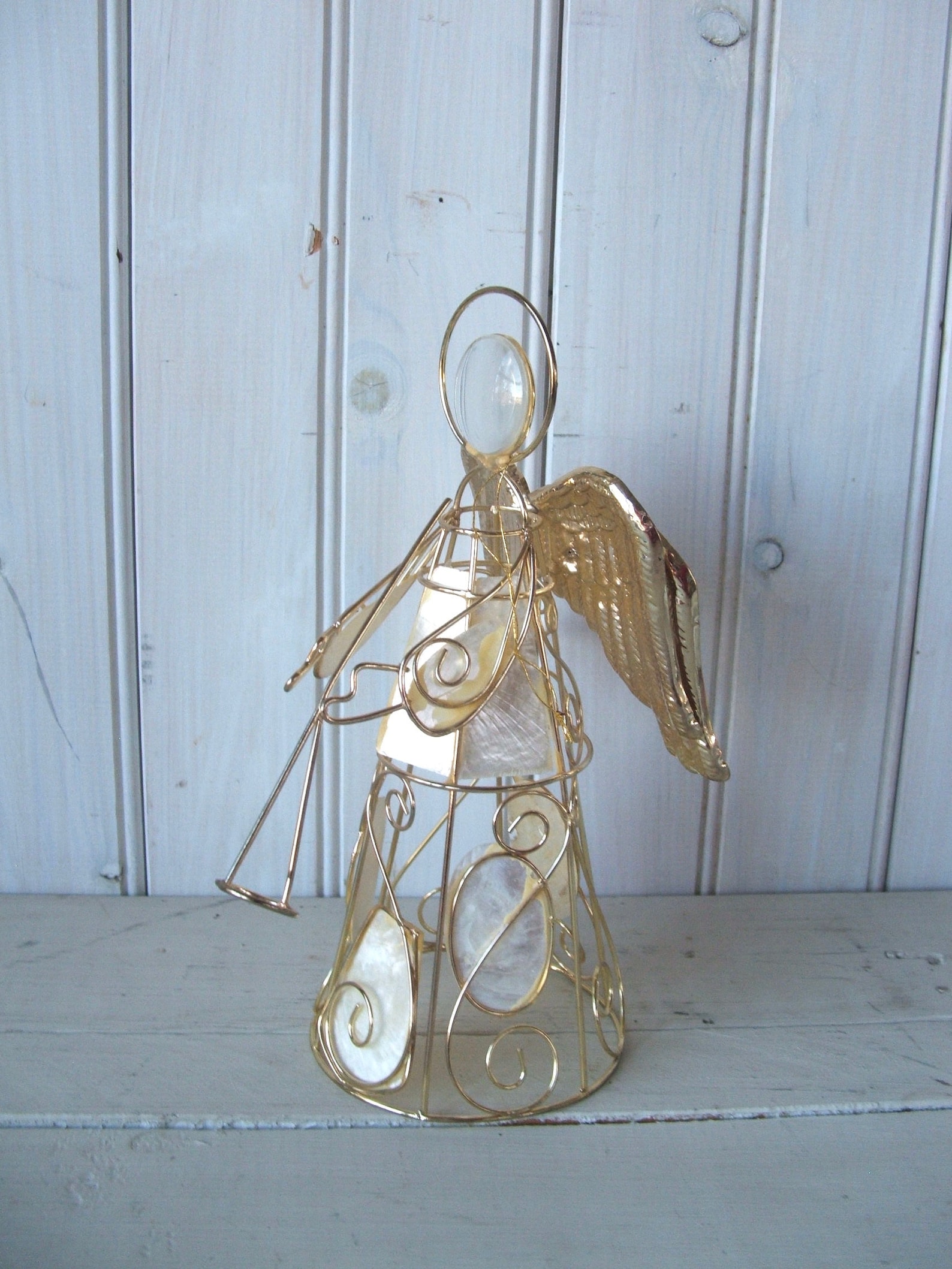 Instant Collection Angel Choir: 2 Vintage Brass Angel Candleholders and ...
