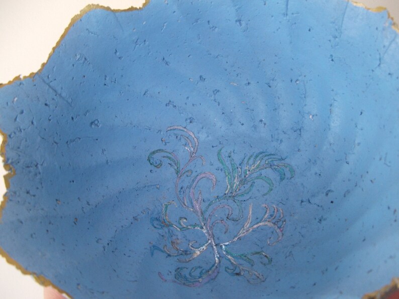 Pressed Painted Paper Bowl - Etsy