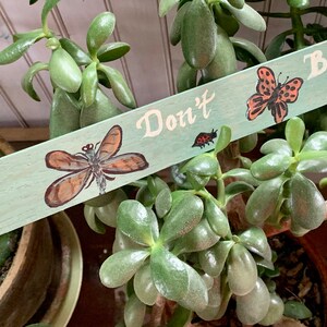 Vintage Handmade 'don't Bug Me' Sign Painted Wood - Etsy