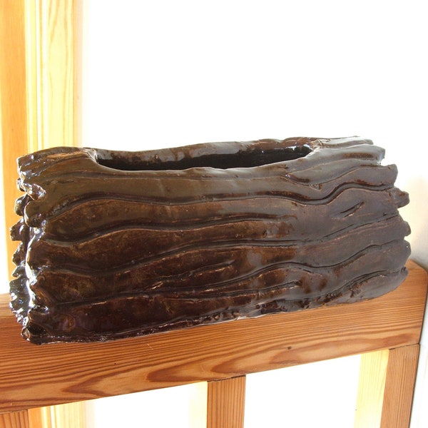 Log Planter - Etsy