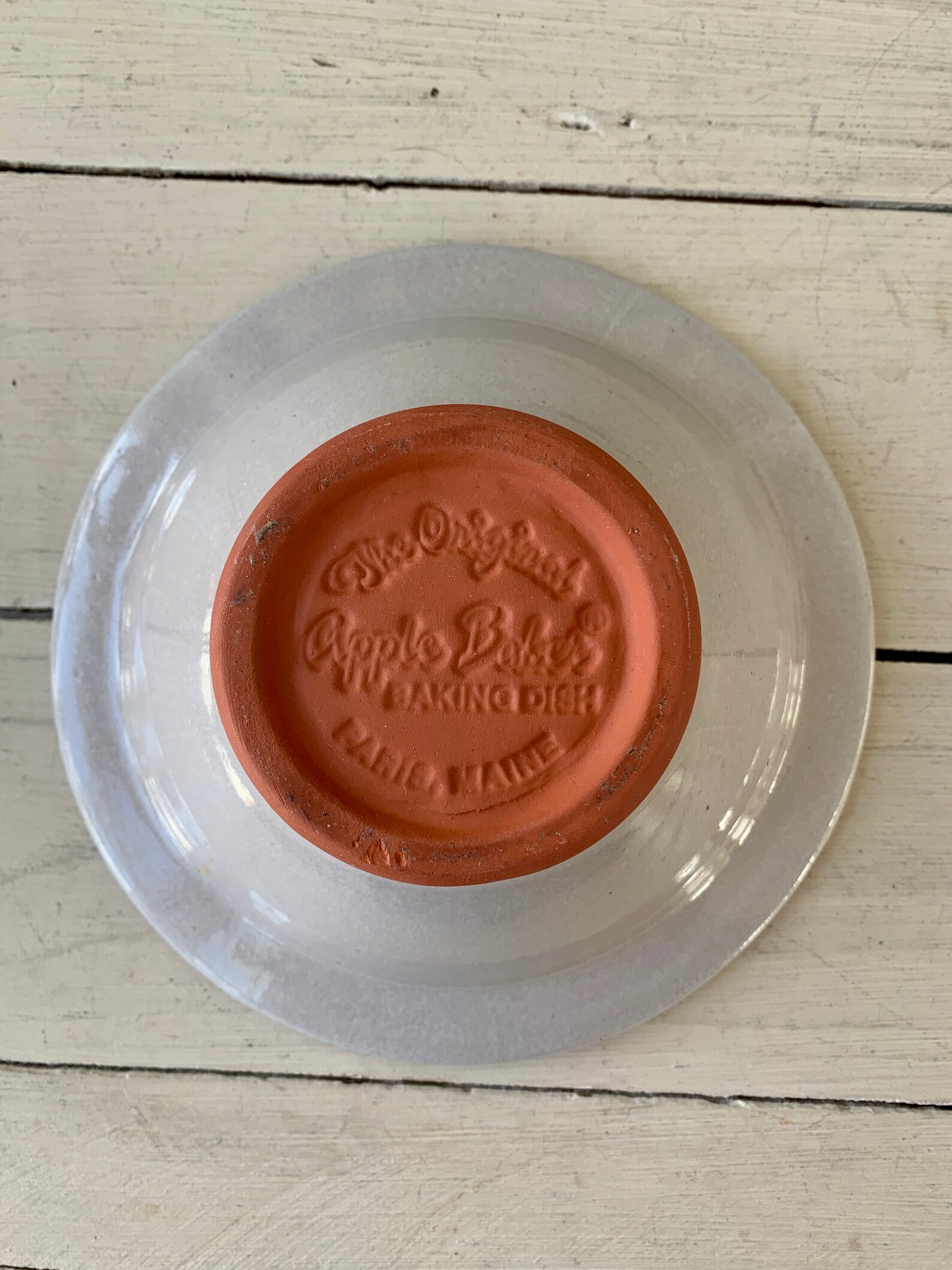 Vintage Stoneware Apple Baking Dish The Original Apple Baker | Etsy